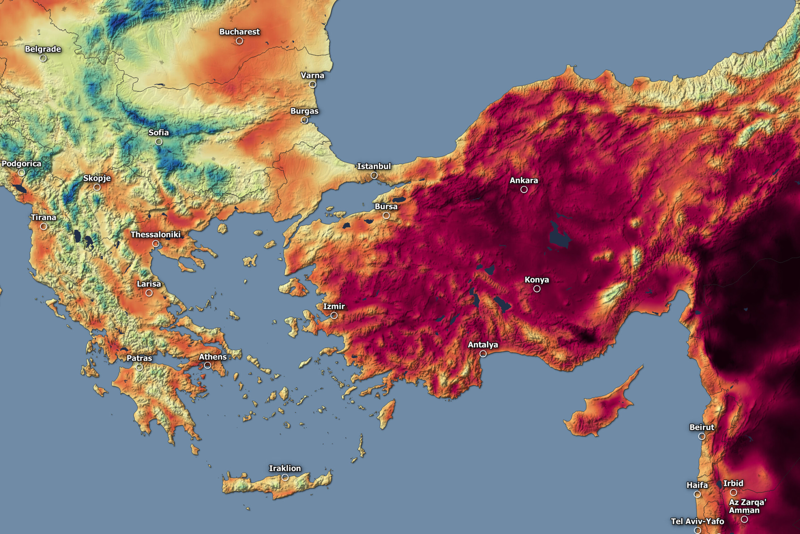 Τουρκία: Νέο ρεκόρ μέγιστης θερμοκρασίας - climatebook