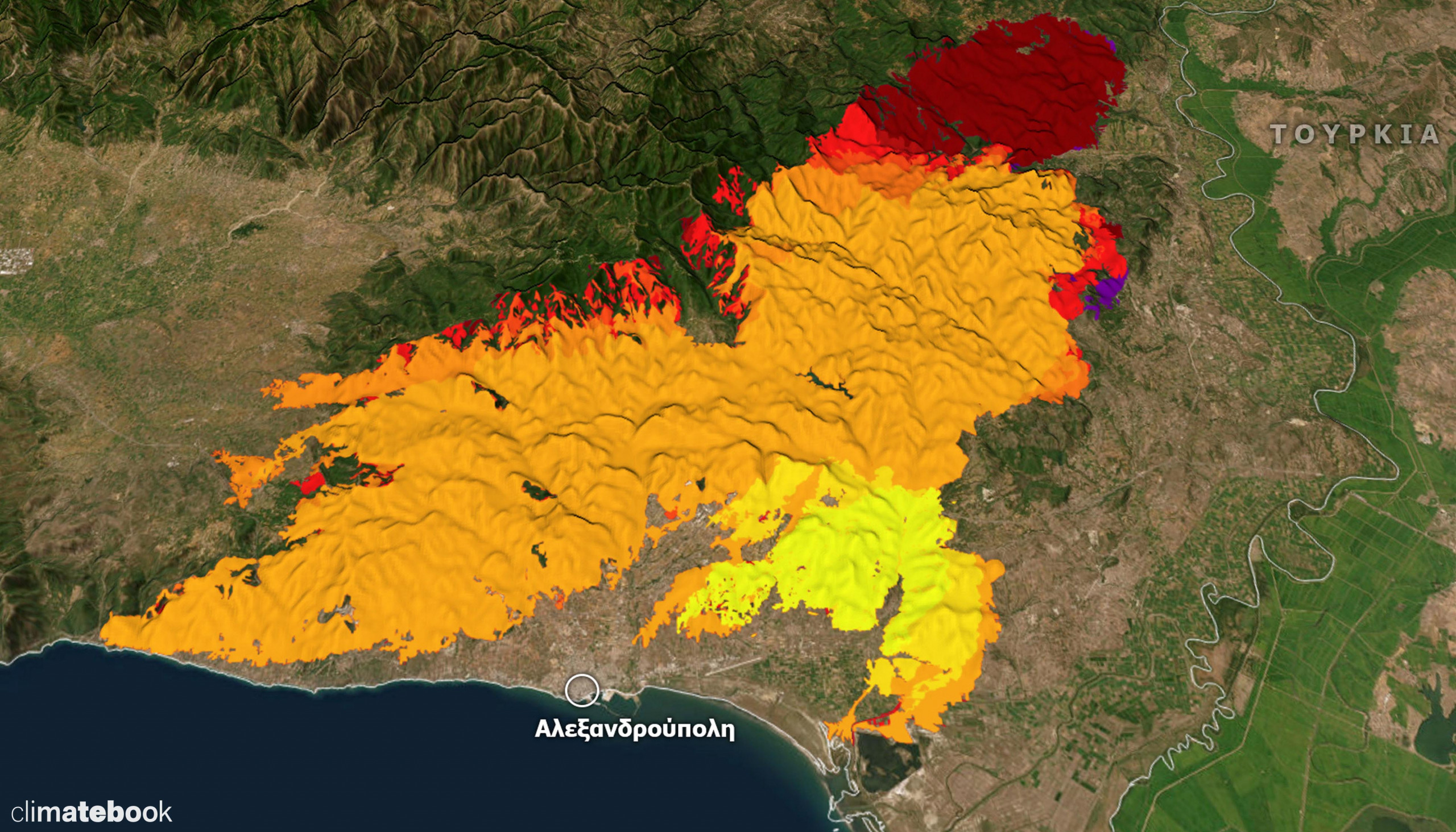 Έβρος – Η μεγαλύτερη δασική πυρκαγιά των τελευταίων 20 ετών στην Ευρώπη ...