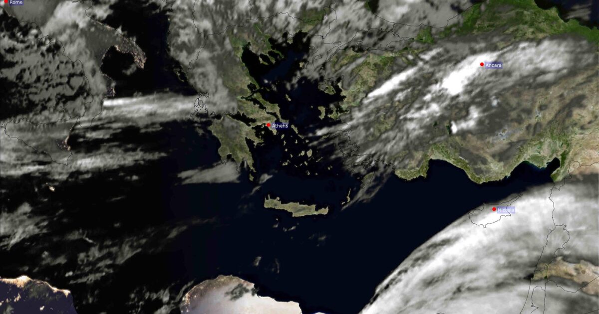 24 ώρες στην Ανατολική Μεσόγειο μέσα από το «μάτι» του Meteosat-11 ...