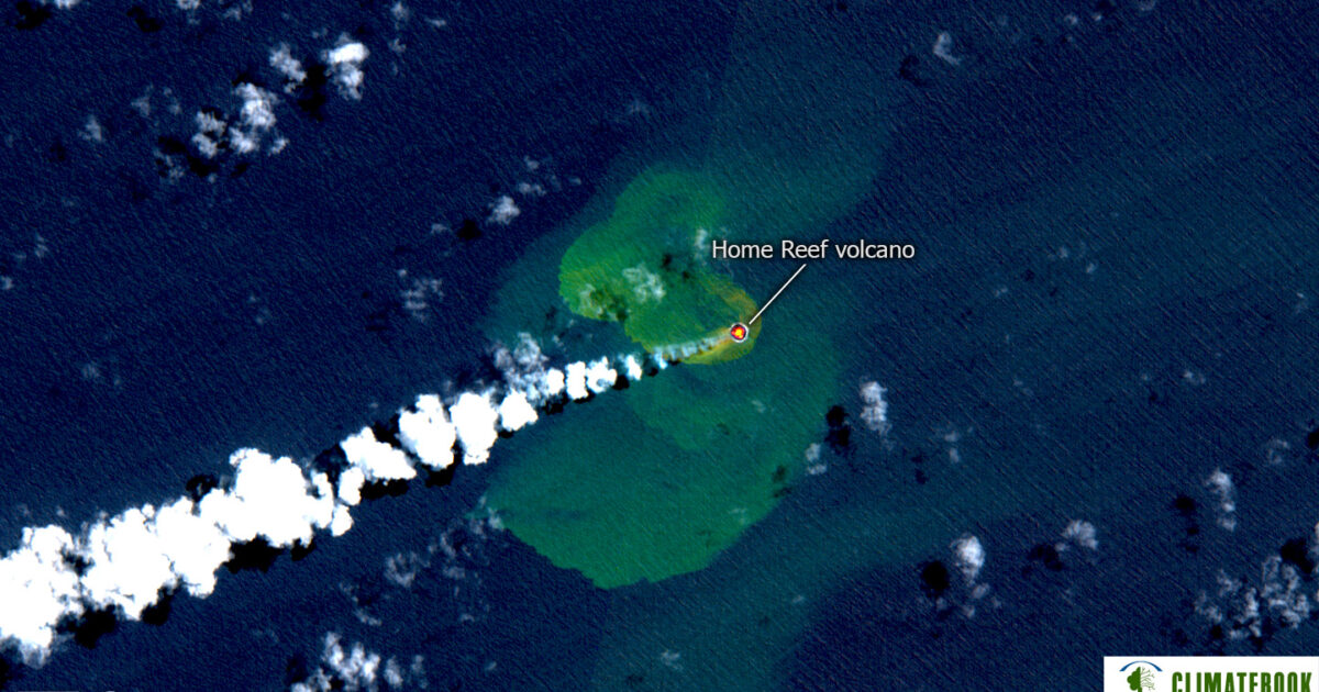 Ηφαίστειο - Τόνγκα: Το ηφαίστειο Home Reef αναδύεται ξανά πάνω από την ...