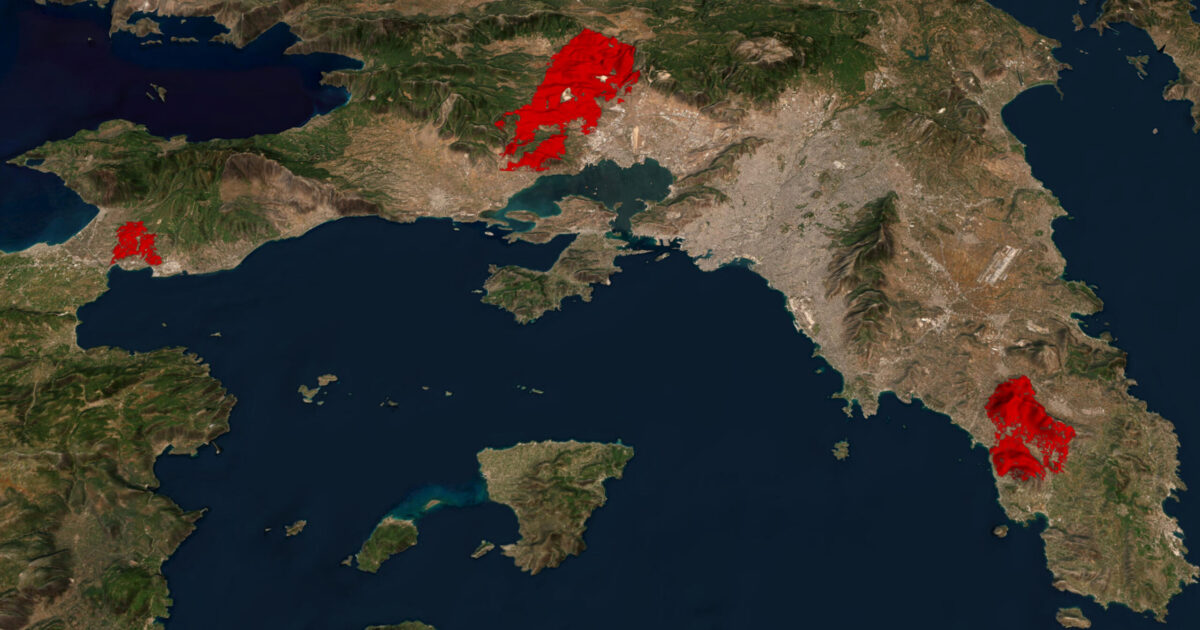 Περισσότερα από 150 χιλιάδες στρέμματα καμένων εκτάσεων από τις ...